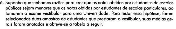 | Teste de Homogeneidade | Probabilidade e Estatística