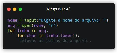 Arquivos - Python: Resumo e Exercícios Resolvidos | Responde Aí