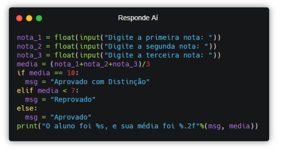 Estruturas Condicionais - Python: Resumo e Exercícios | Responde Aí