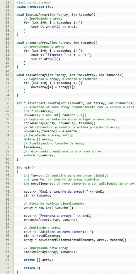 Alocação dinâmica de memória