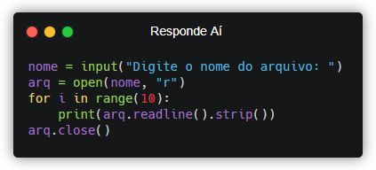 Arquivos | Resumo e Exercícios Resolvidos