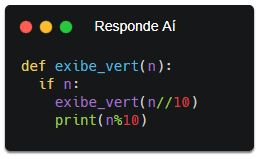 Recursão - Python: Resumo e Exercícios Resolvidos | Responde Aí