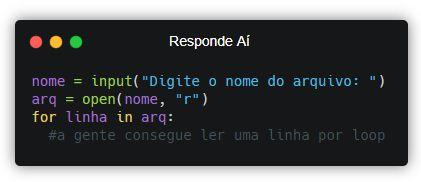 Arquivos - Python: Resumo e Exercícios Resolvidos | Responde Aí