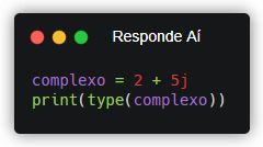 Um número imaginário como 3+4i pode ser representado em Pyth