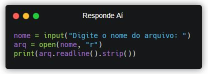 Arquivos | Resumo e Exercícios Resolvidos