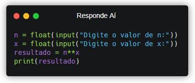Elabore um programa em Python que calcule e exiba o resultad