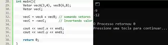 Sobrecarga de operadores | Resumo e Exercícios Resolvidos